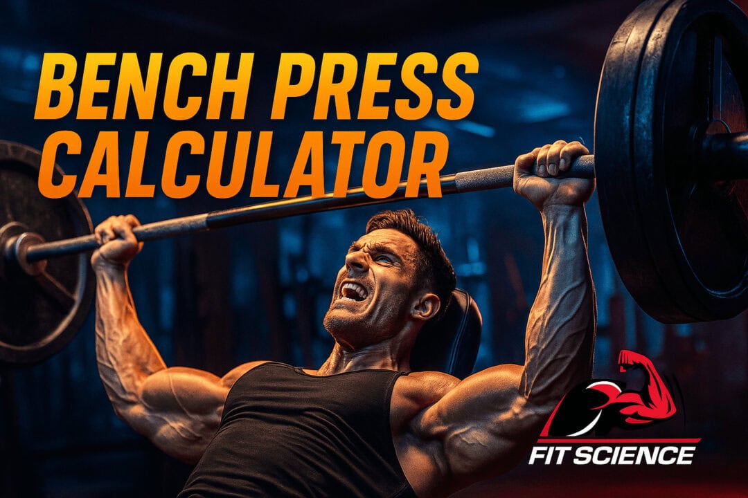 Bench Press Calculator Calculate Your 1 REP MAX (1RM) - Fit Science