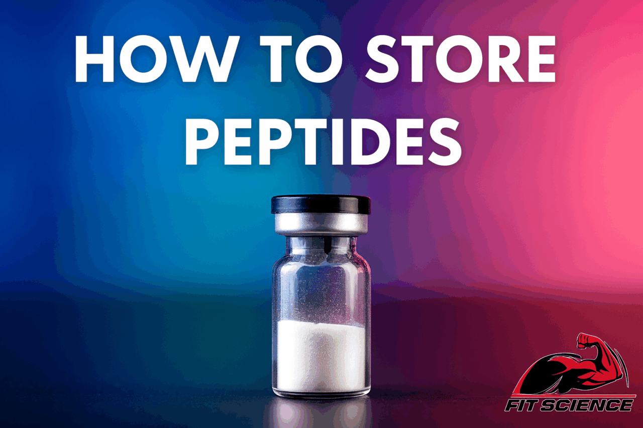 How To Store Your Peptides - Peptide Storage Fit Science