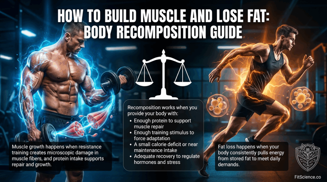 Can You Build Muscle And Lose Fat At The Same Time - Body Recomposition ...